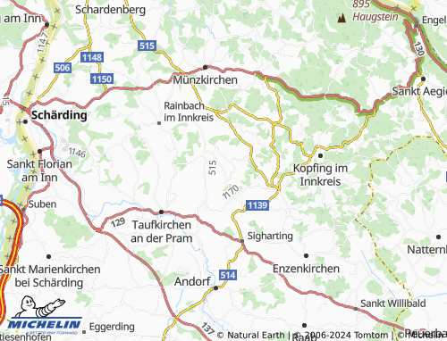 MICHELIN Froschau map - ViaMichelin