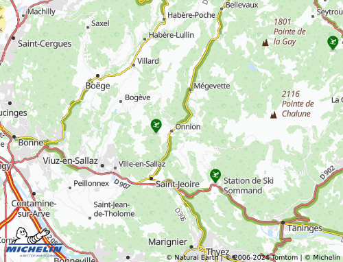 Carte MICHELIN Onnion - ViaMichelin