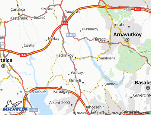 MICHELIN Hadımköy map - ViaMichelin