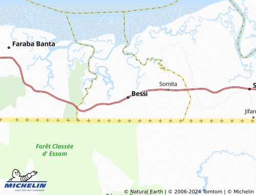 MICHELIN Bessi map - ViaMichelin