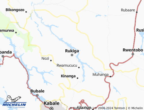 MICHELIN-Landkarte Rukiga - ViaMichelin